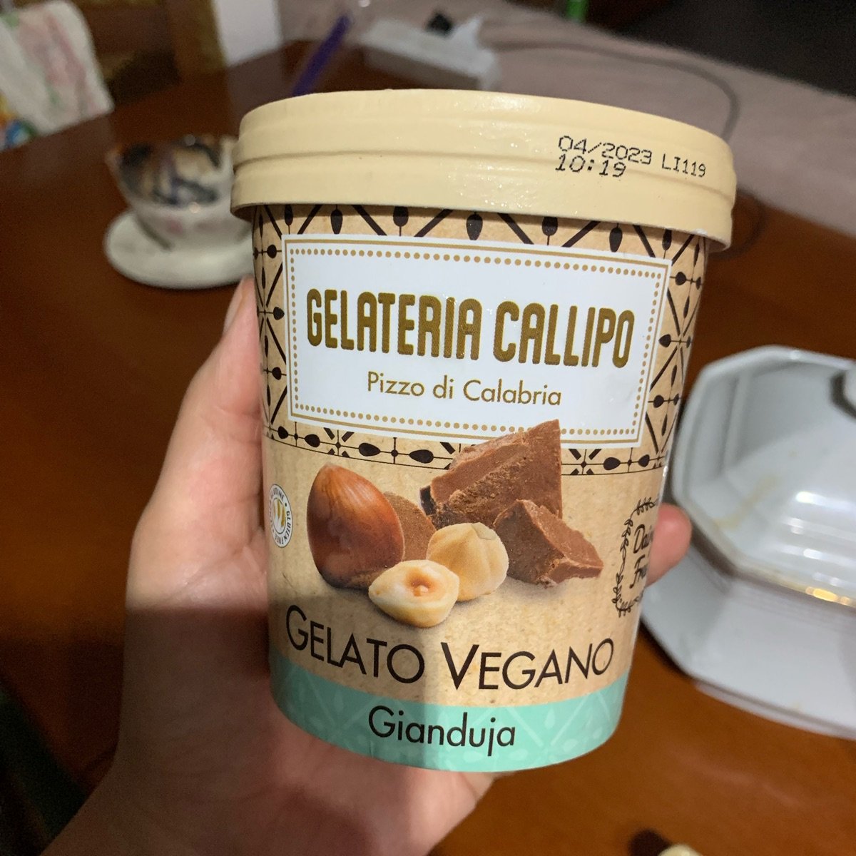 gelato gianduja from Callipo - Vegan Product Reviews & Ratings | abillion