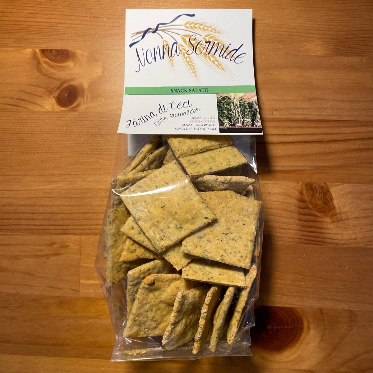 Snack salato con farina di ceci ed erbe aromatiche from Azienda ...
