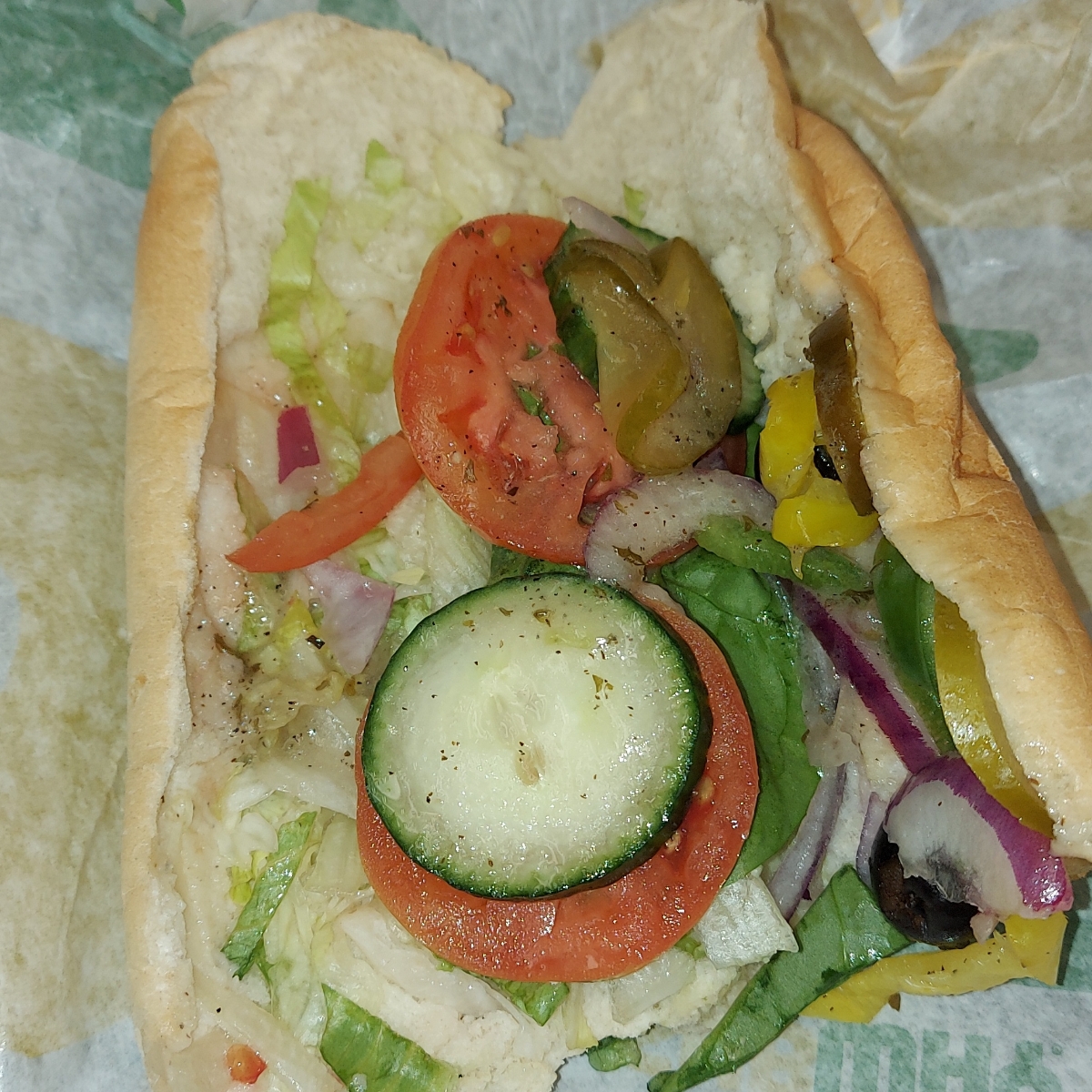 Veggie sub at Subway, Mississauga - Vegan Dish Reviews & Ratings | abillion