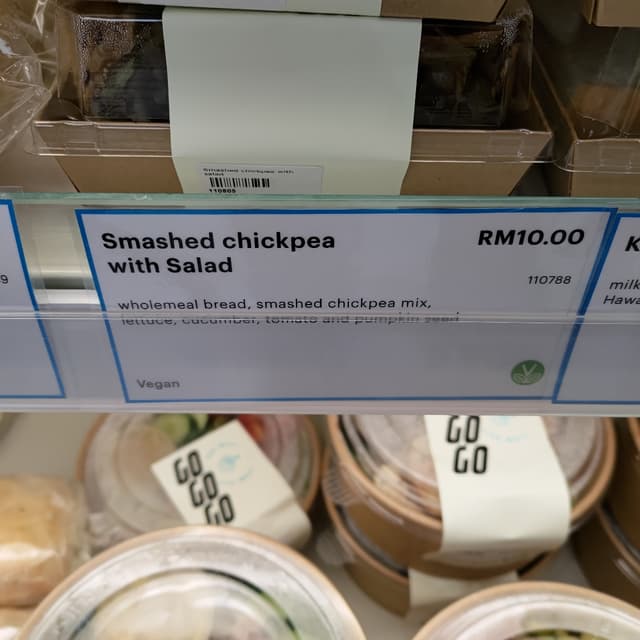 QRA Foods Smashed Chickpea with Salad (Sandwich) Reviews | abillion