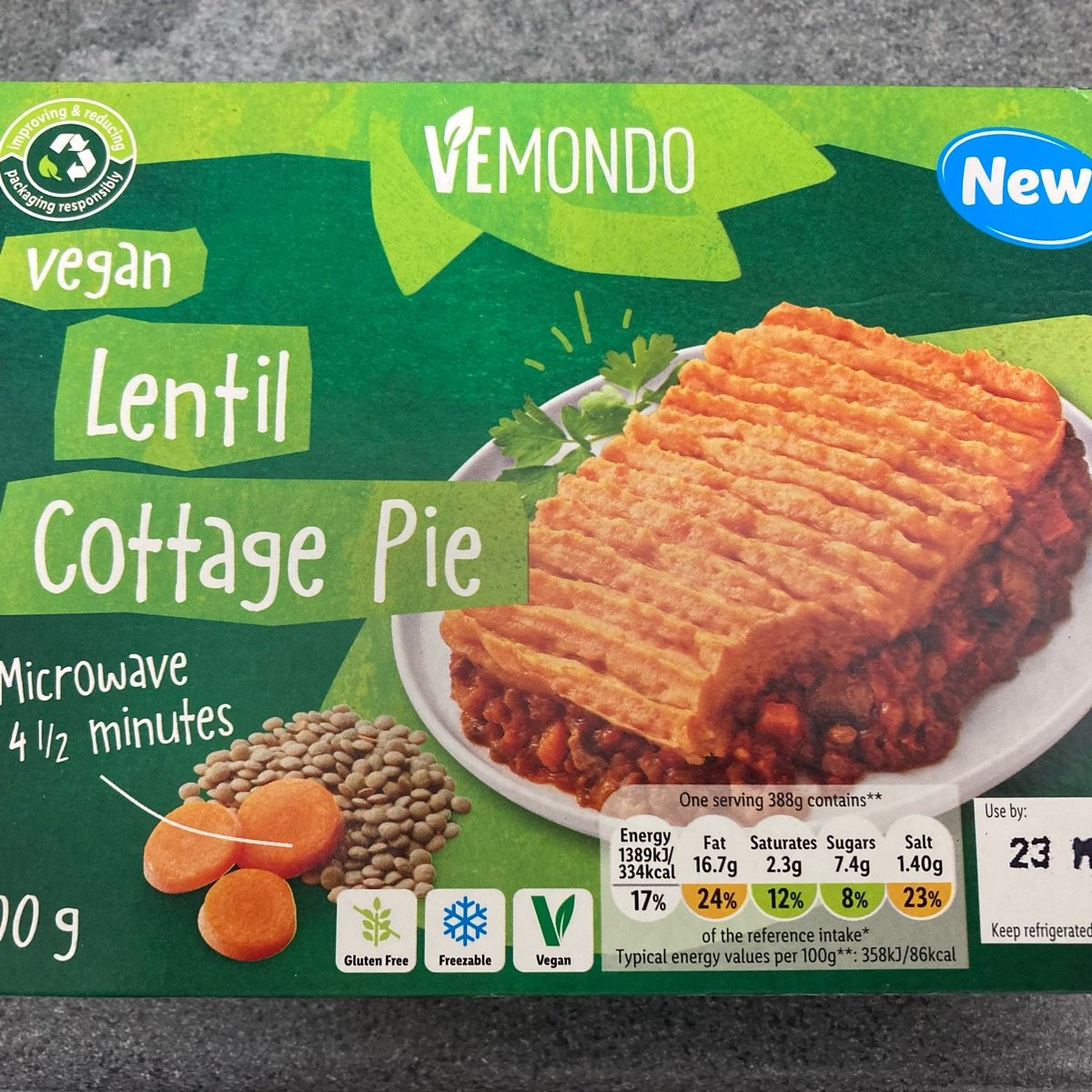Vemondo lentil cottage pie from Vemondo - Vegan Product Reviews ...