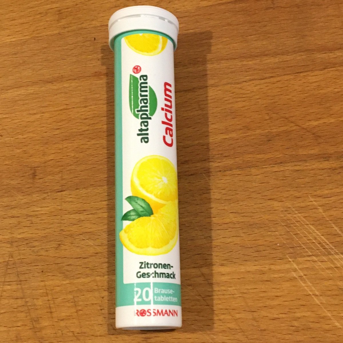 Calcium Zitronengeschmack from Altapharma - Vegan Product Reviews ...