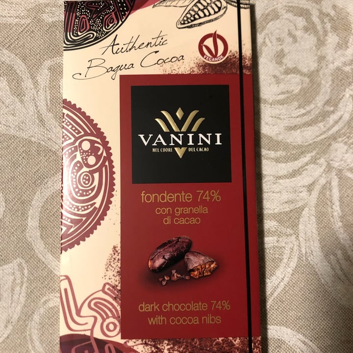 Vanini Fondente 74% con granella di cacao Review | abillion