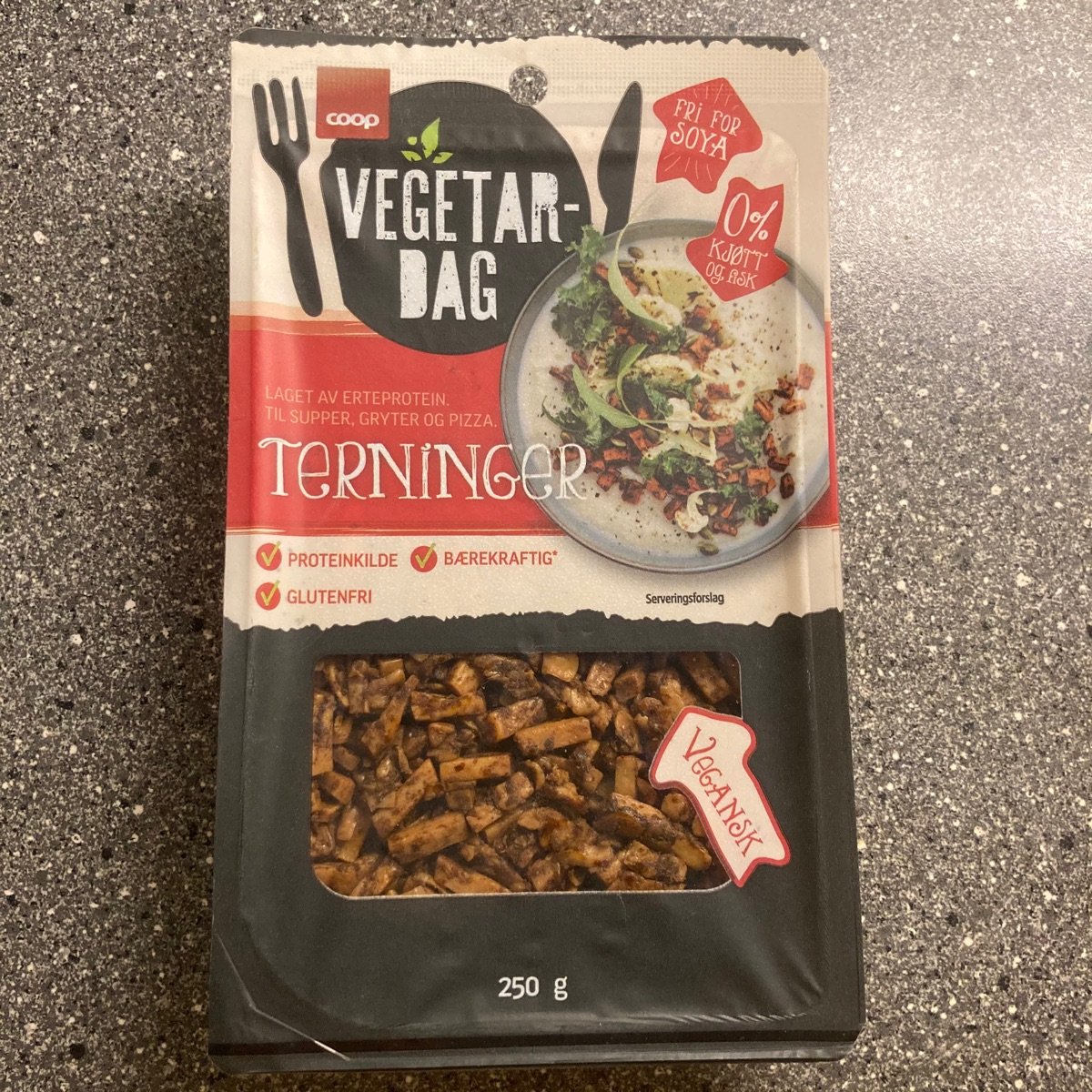 Terninger from Vegetardag Coop - Vegan Product Reviews & Ratings | abillion