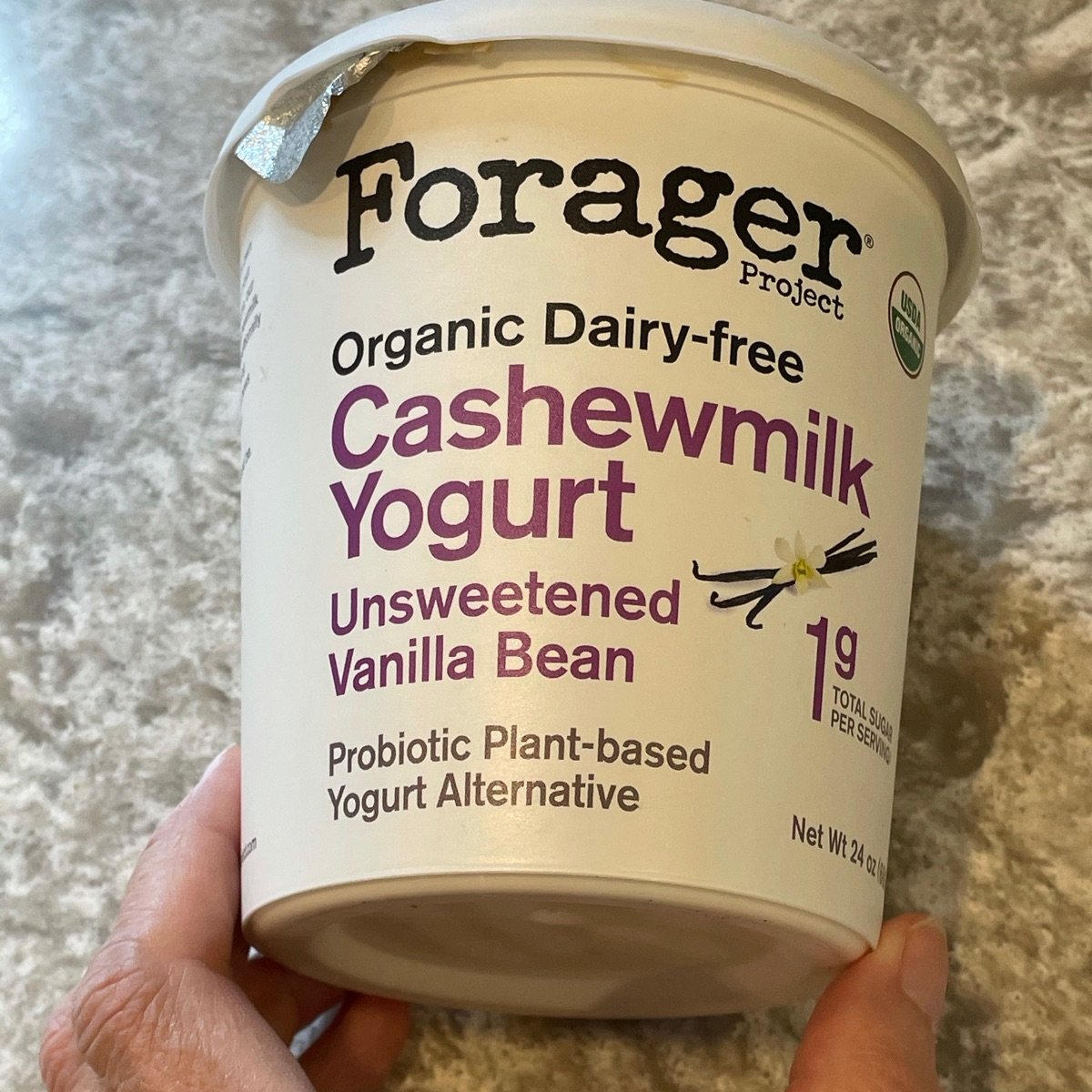 Organic Dairy-free Cashewmilk Yogurt Vanilla Bean from Forager Project ...