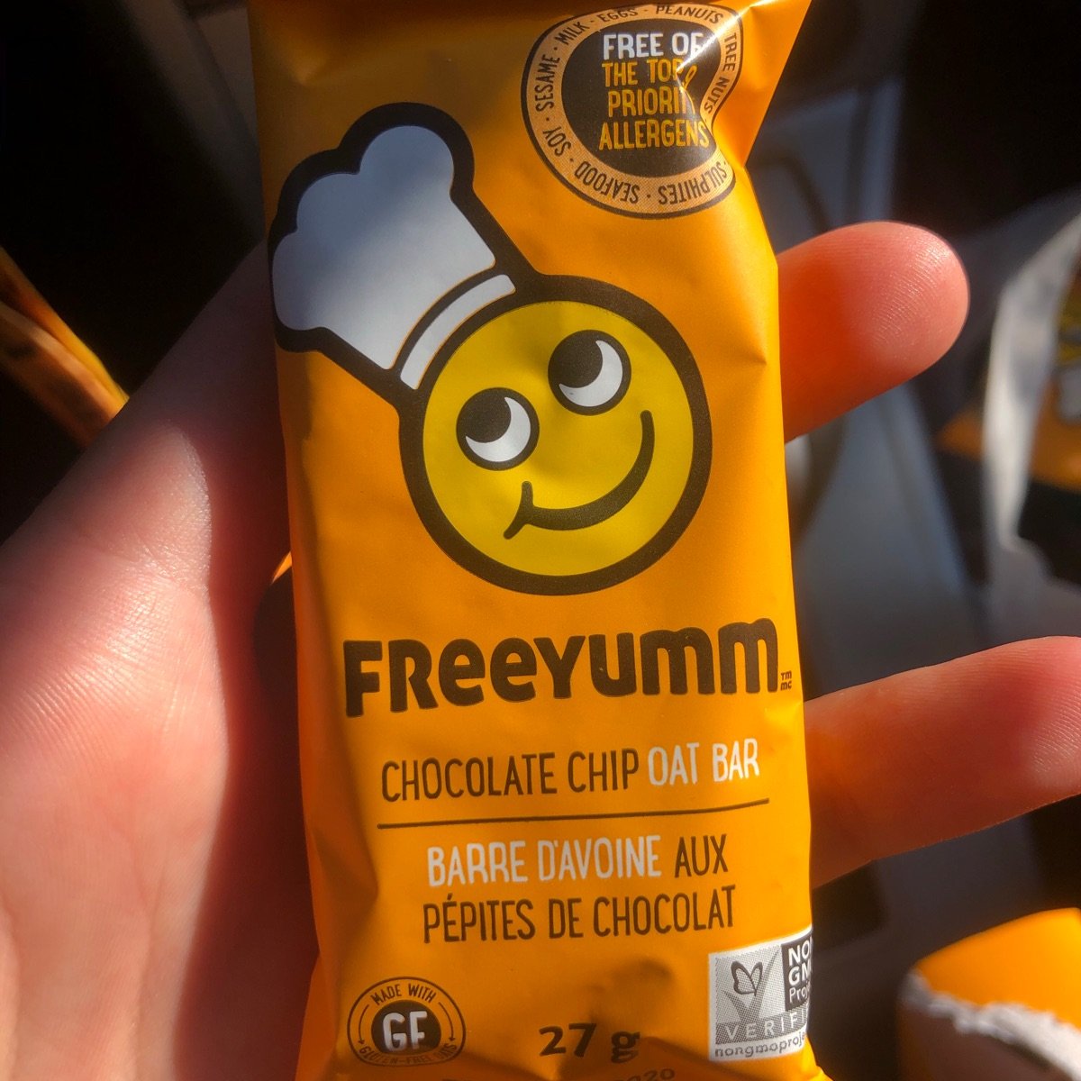 Chocolate Chip Oat Bar from Freeyumm - Vegan Product Reviews & Ratings ...