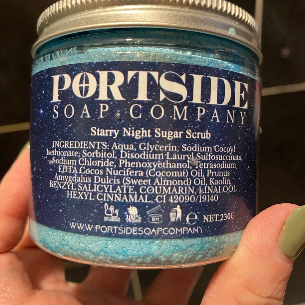 Starry Night Sugar Scrub from Portside Soap Company - Vegan Product ...