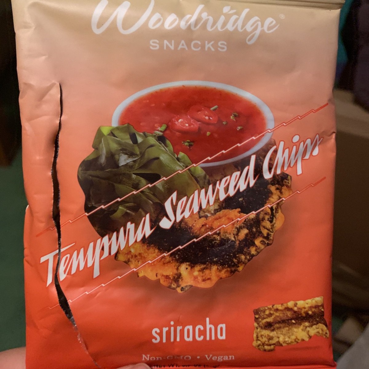 Sriracha Tempura Seaweed Chips from Woodridge - Vegan Product Reviews ...