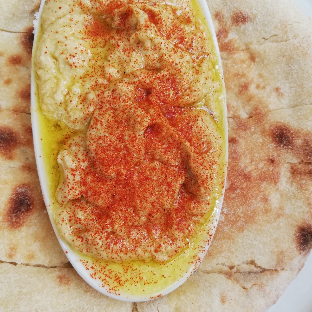 Hummus at Pizza Paco S L, Barcelona - Vegan Dish Reviews & Ratings ...