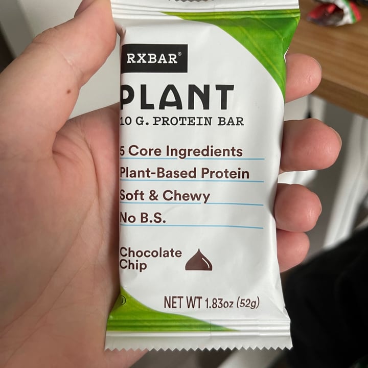 RXBAR Plant Chocolate Chip Review | abillion