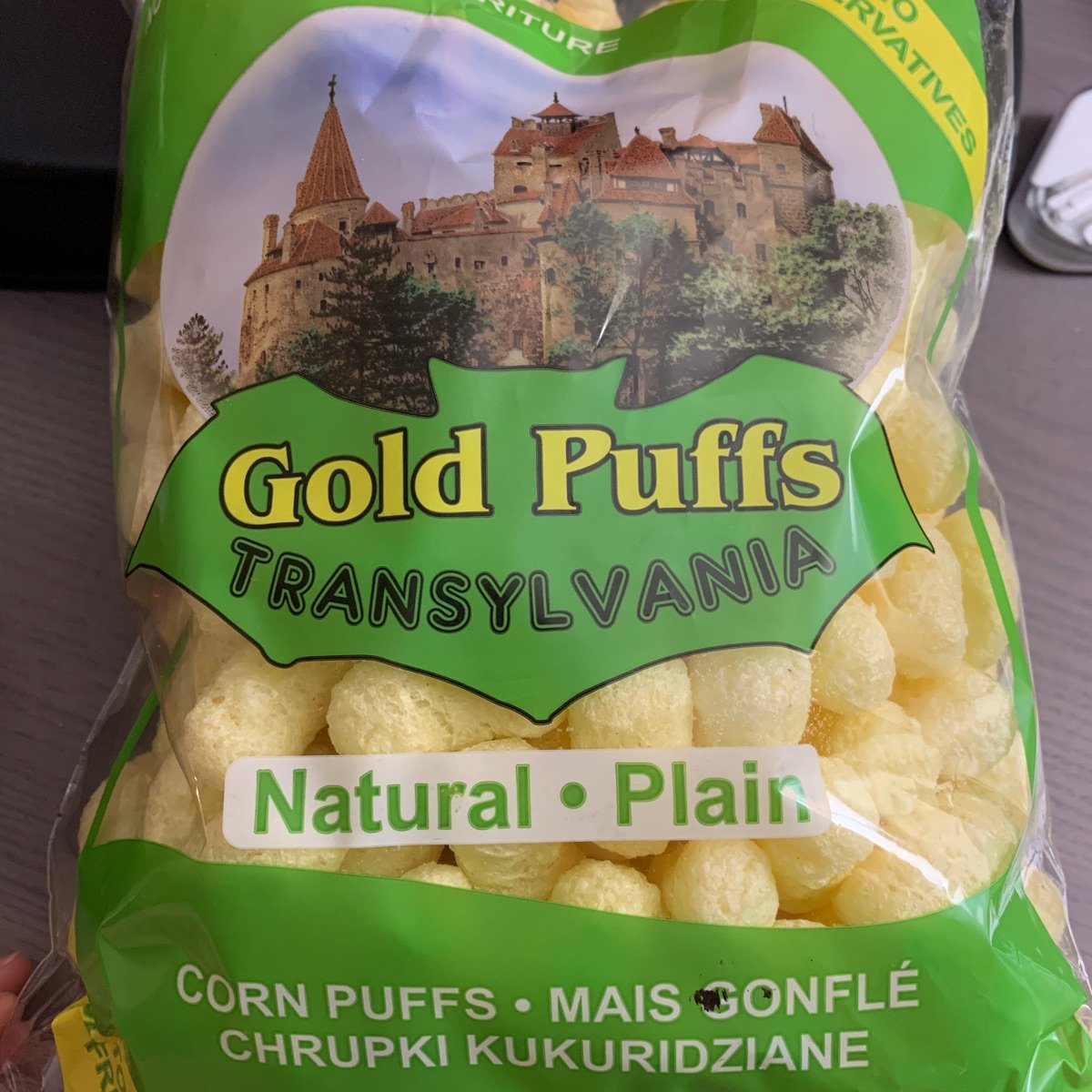 Corn puffs from Gold Puffs Transylvania - Vegan Product Reviews ...