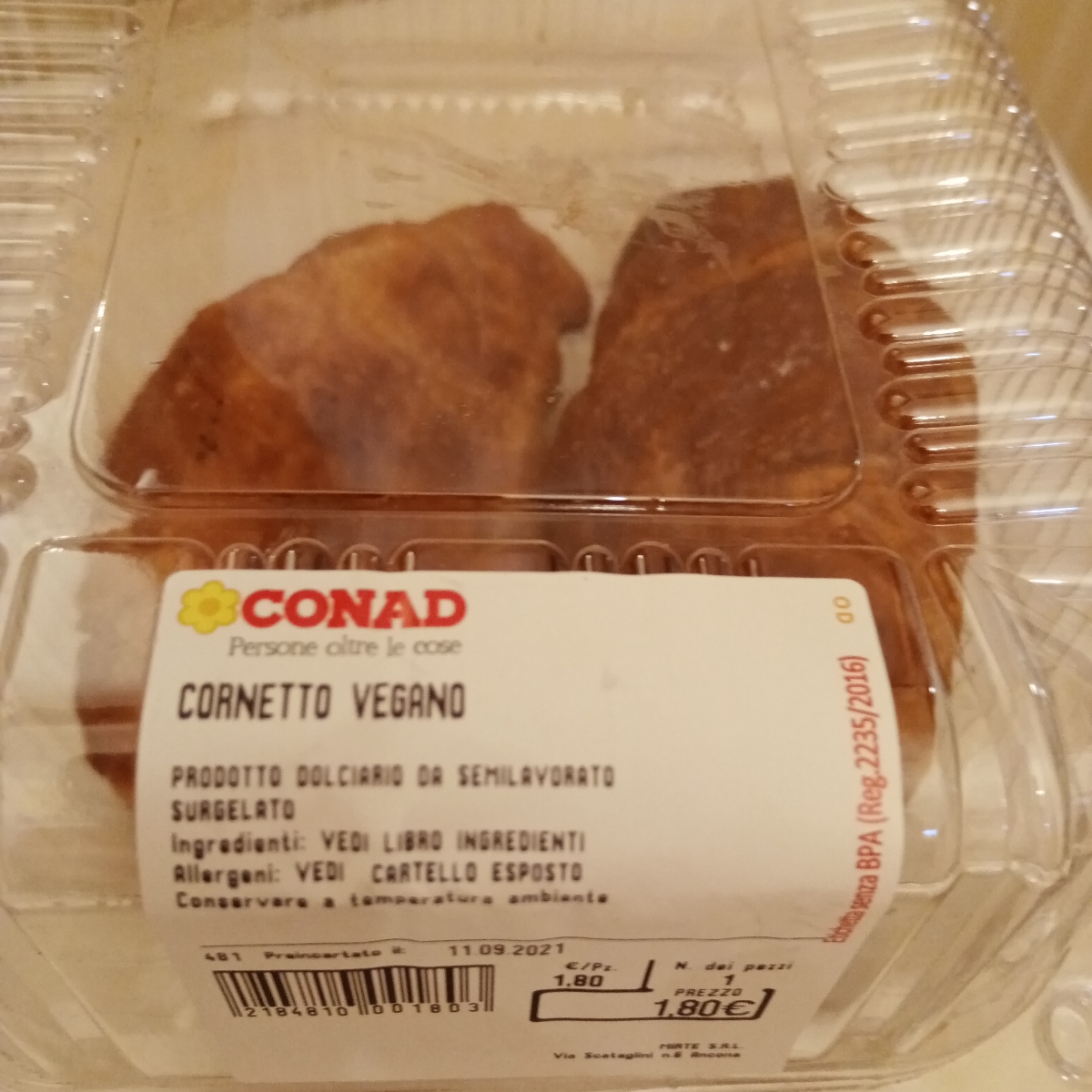 Cornetto Vegano from Conad - Vegan Product Reviews & Ratings | abillion
