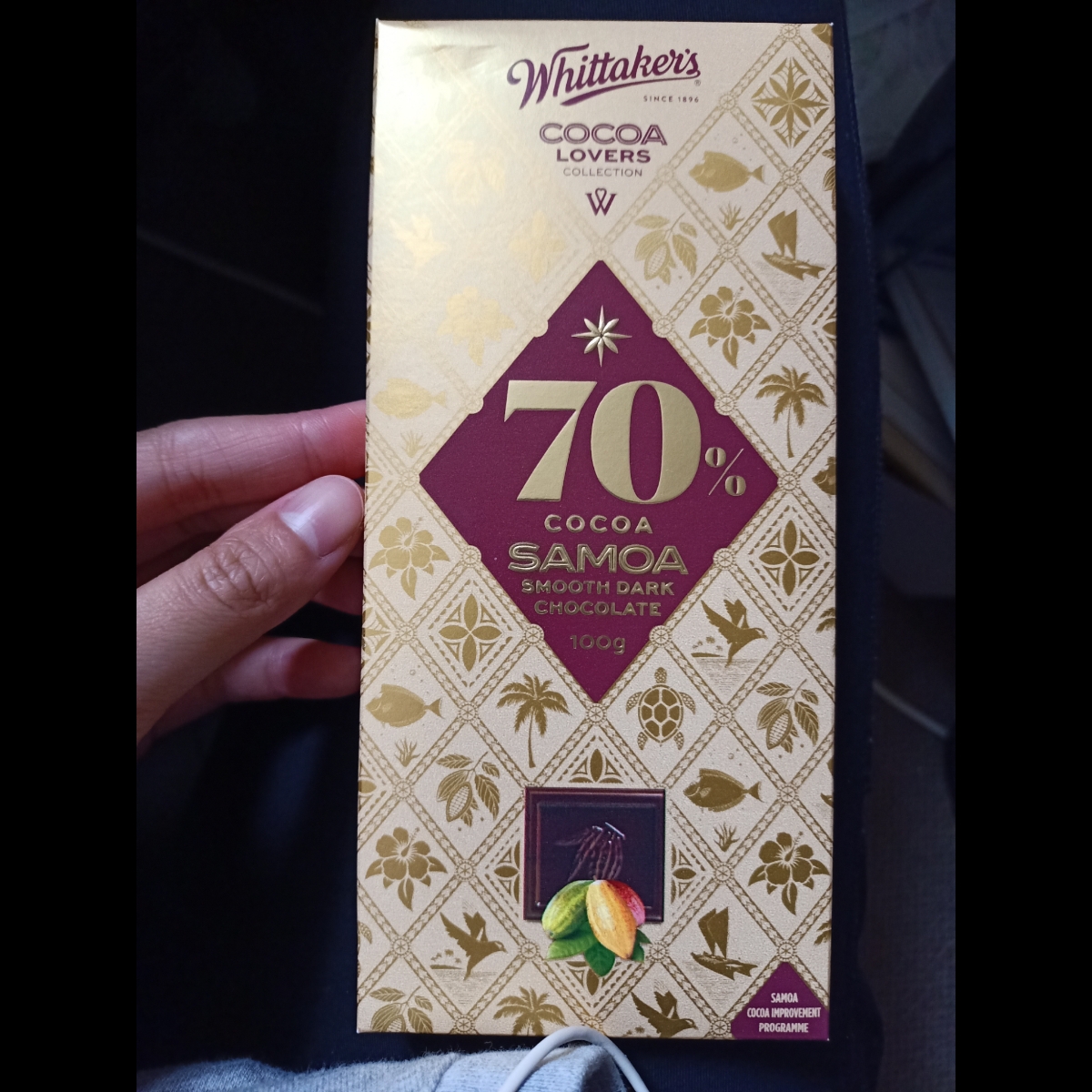 Cocoa Lover's Collection 70% Cocoa Samoa Smooth Dark Chocolate from ...