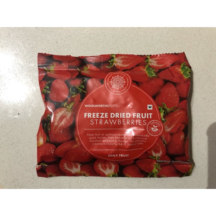 Woolworths Food Freeze dried Strawberries Review | abillion