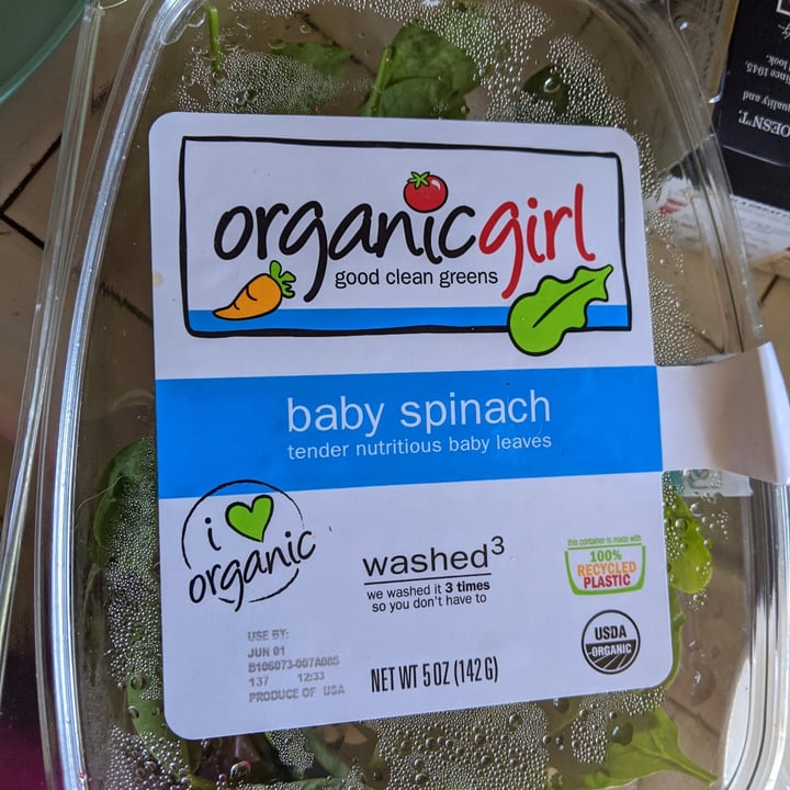 Organic Girl Baby Spinach Review | abillion
