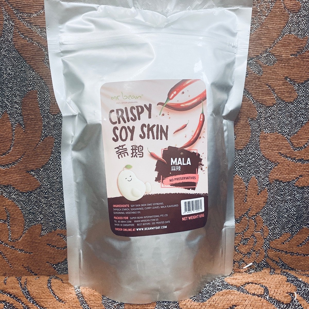Crispy Soy Skin (Mala) from Mr Bean - Vegan Product Reviews & Ratings ...