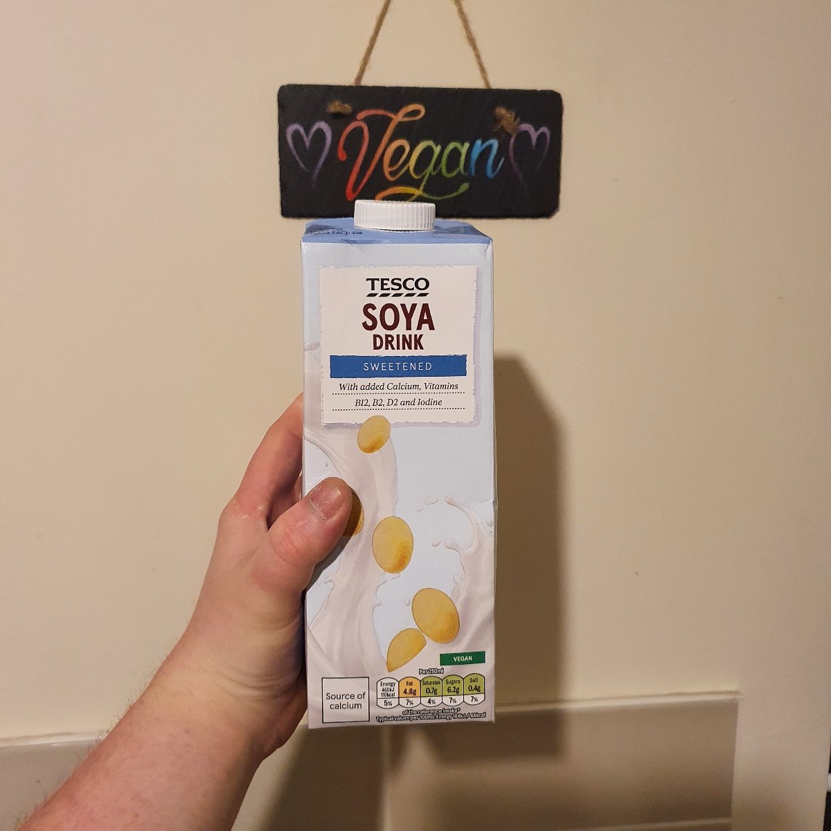 Soya Milk Sweetned from Tesco - Vegan Product Reviews & Ratings | abillion