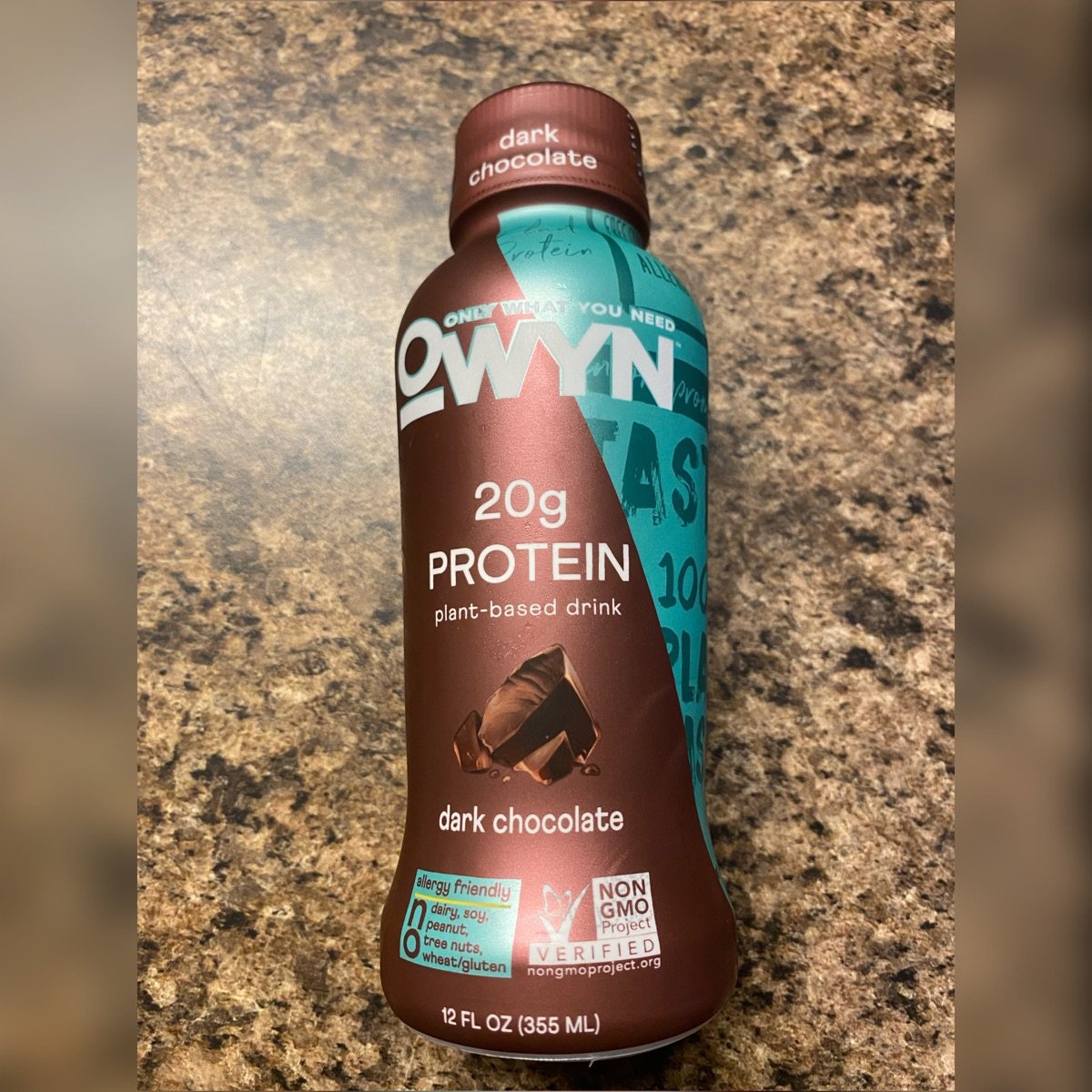 Protein Drink Dark Chocolate from OWYN - Vegan Product Reviews ...