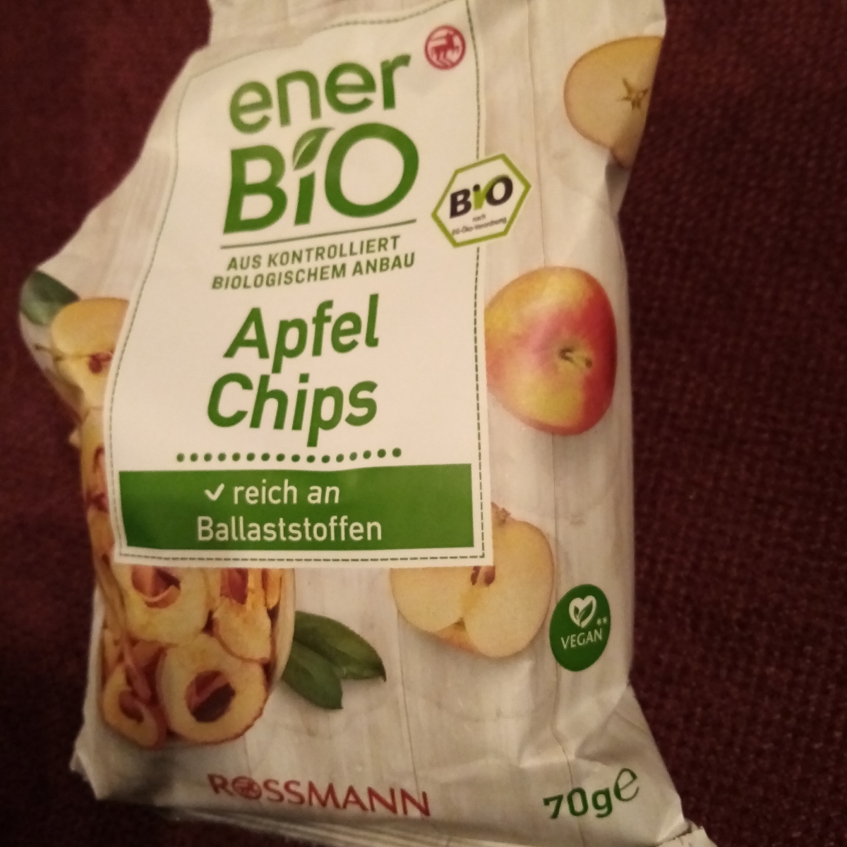 Apfel Chips from enerBio - Vegan Product Reviews & Ratings | abillion