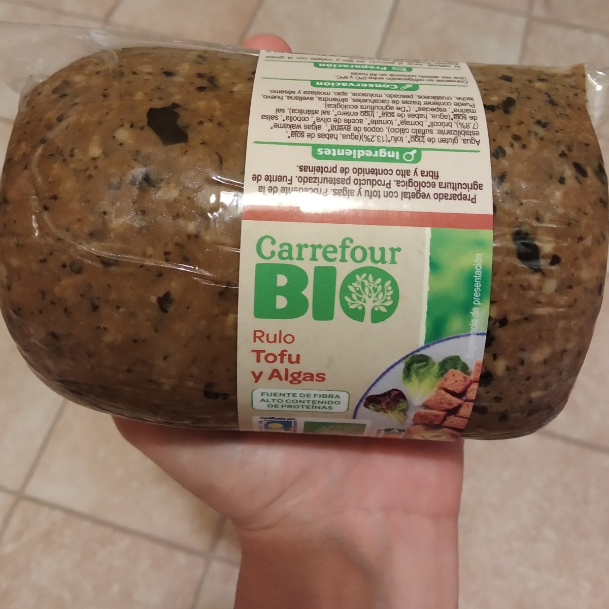 Rulo tofu y algas from Carrefour Bio - Vegan Product Reviews & Ratings ...