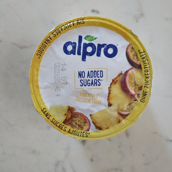 Alpro Ananas Fruit Passion Yogurt Review | abillion