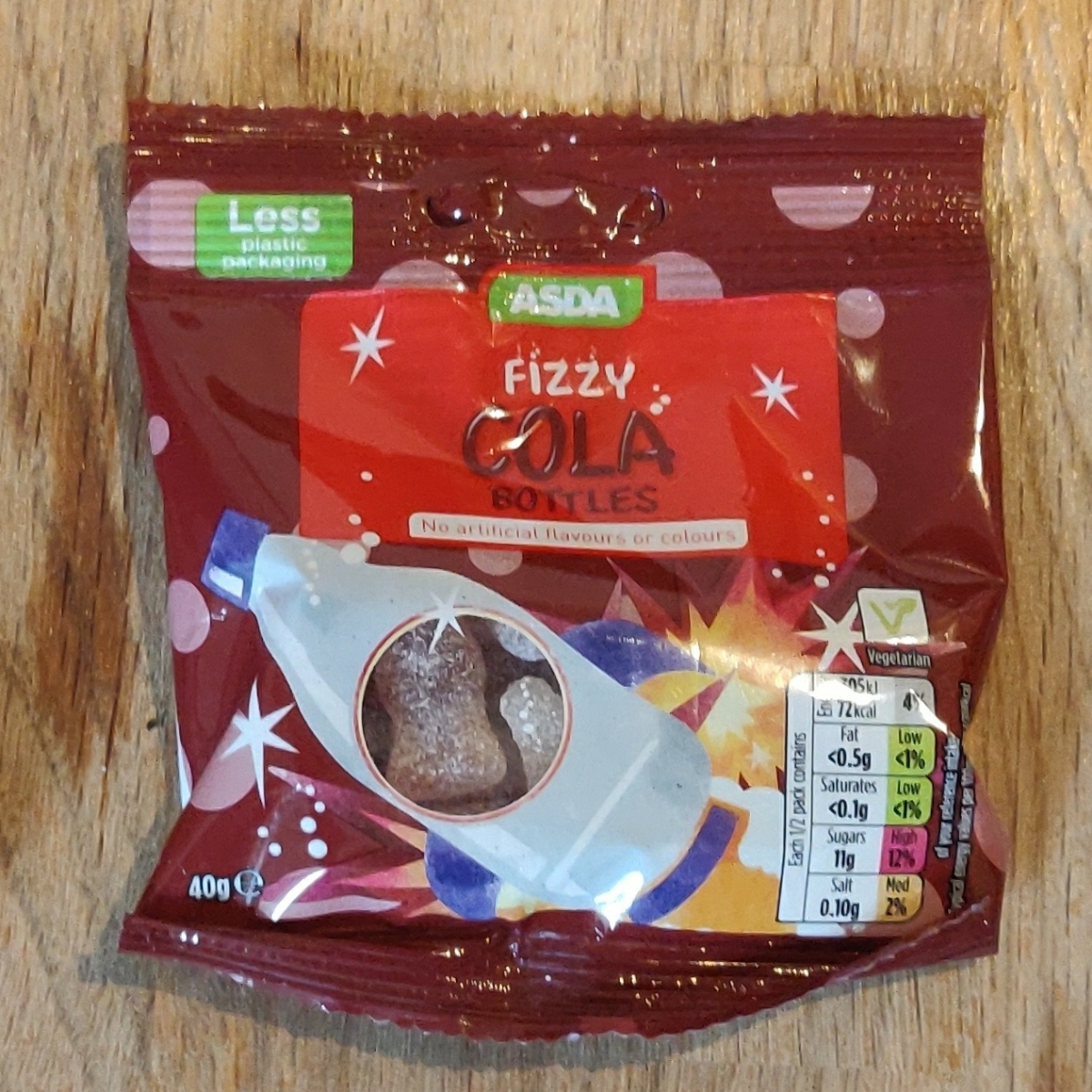 Fizzy Cola Bottles from ASDA - Vegan Product Reviews & Ratings | abillion