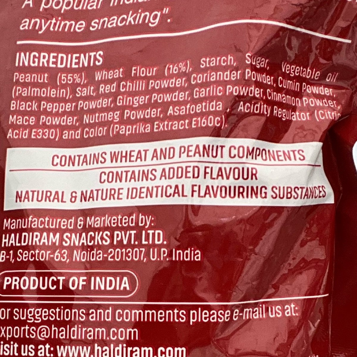 gup shup peanuts from Haldiram’s - Vegan Product Reviews & Ratings ...