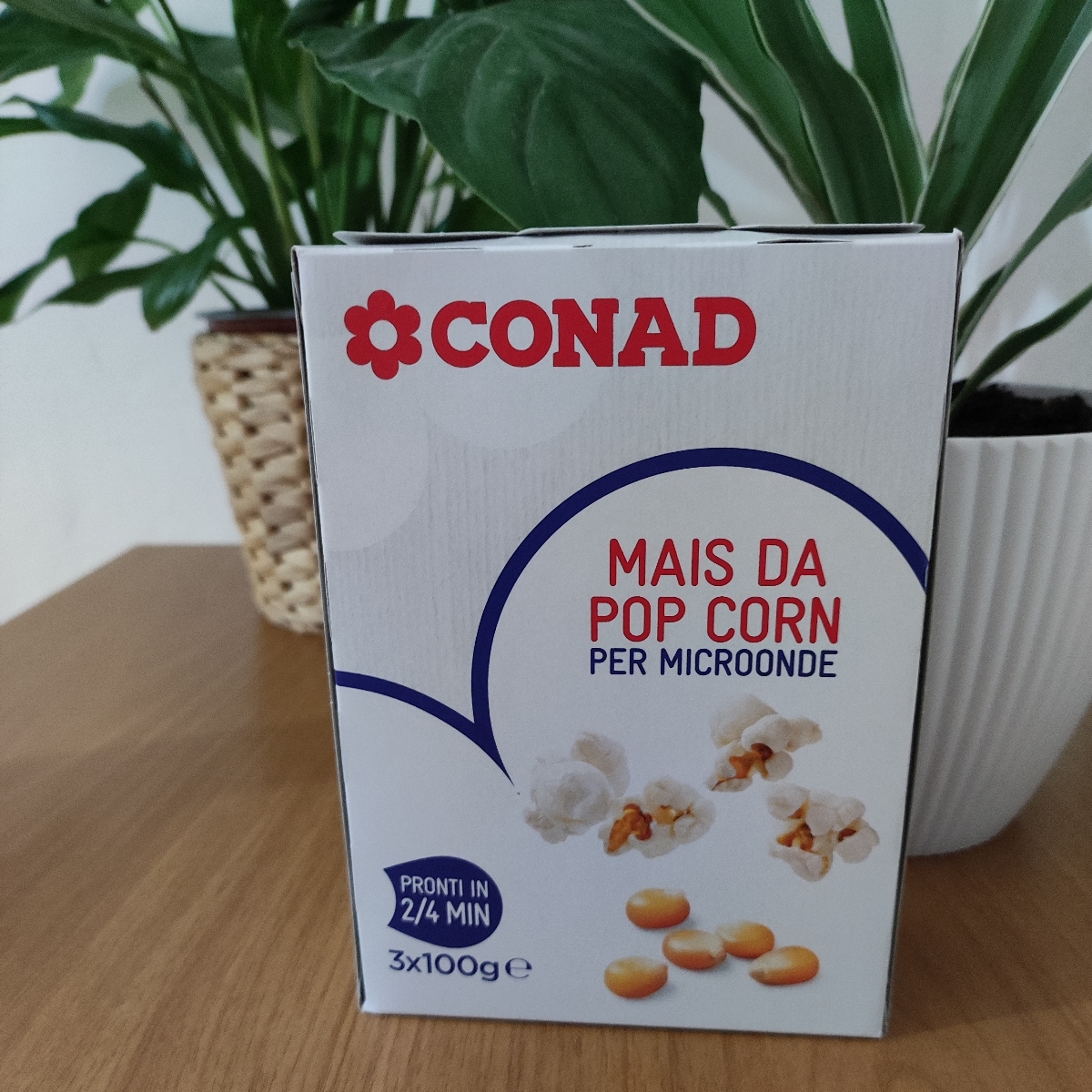 Mais per pop corn da microonde from Conad - Vegan Product Reviews ...