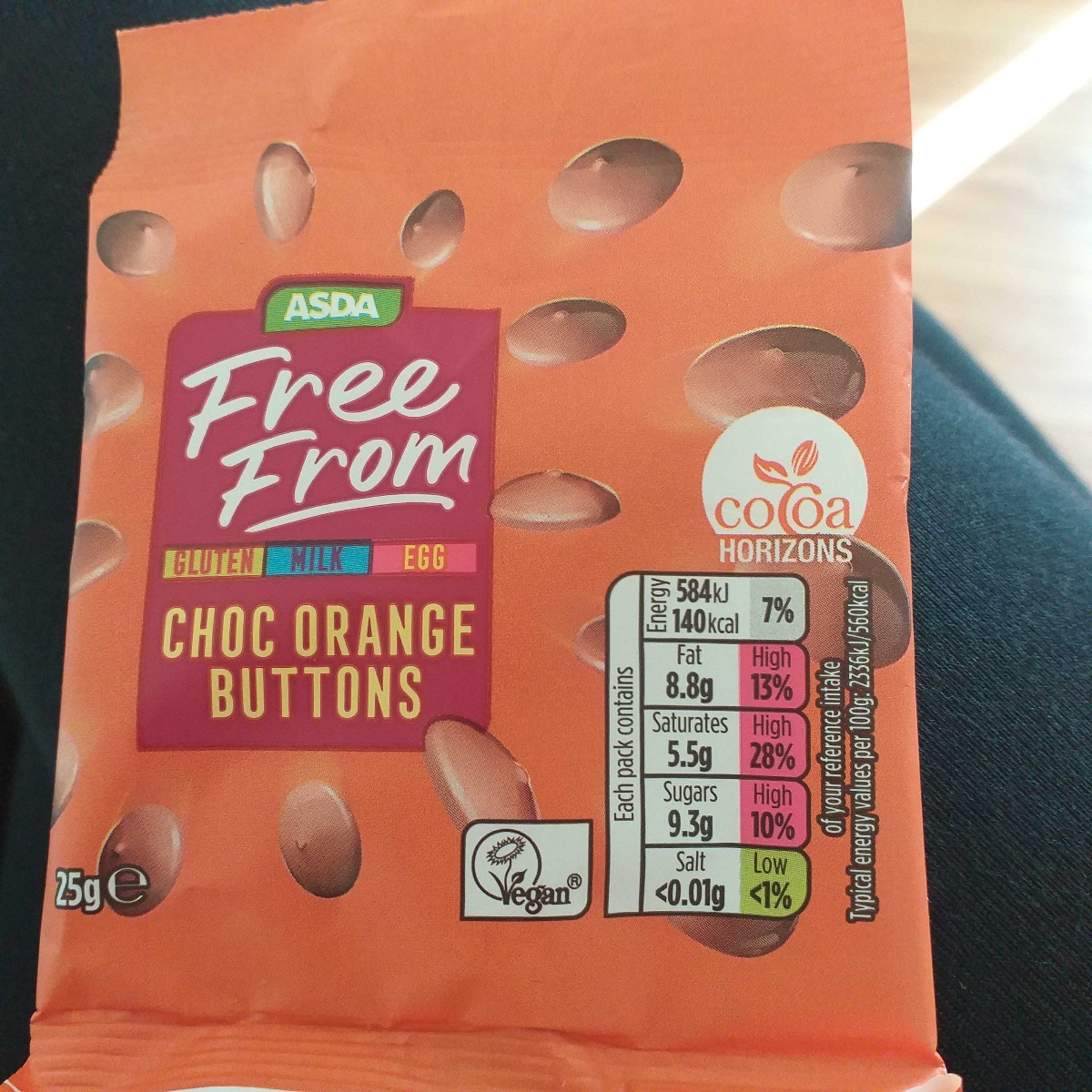 Free From choc orange buttons from ASDA - Vegan Product Reviews ...