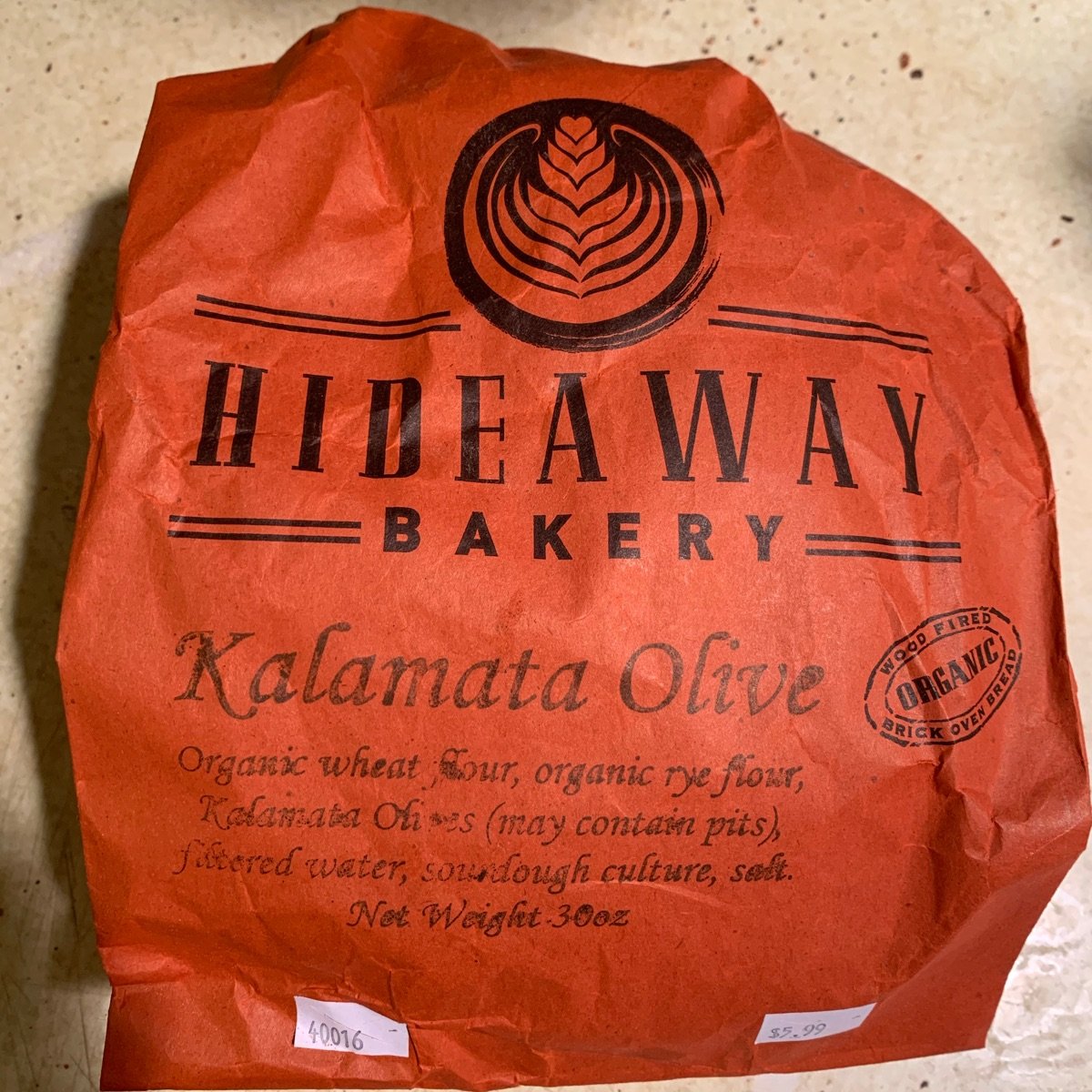 Kalamata Olive Bread from Hideaway Bakery - Vegan Product Reviews ...