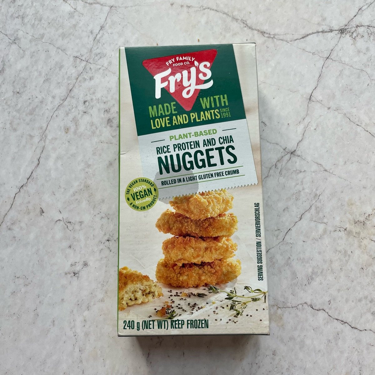 Rice Protein & Chia Nuggets from Fry's Family Food - Vegan Product ...