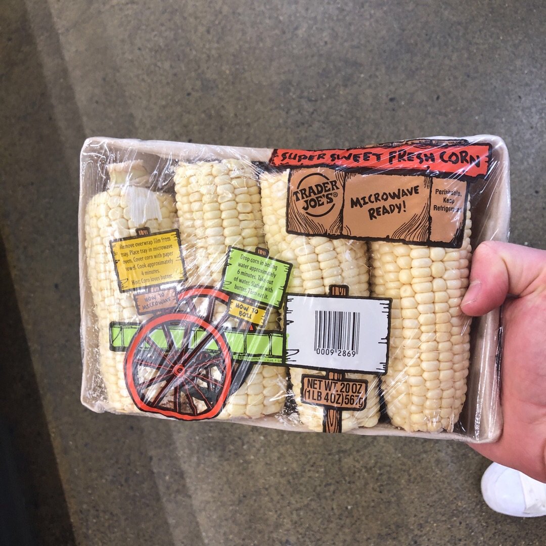 super sweet fresh corn from Trader Joe's - Vegan Product Reviews ...