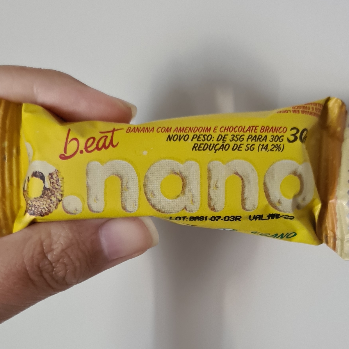 B.nana Chocolate Branco from B.eat - Vegan Product Reviews & Ratings ...
