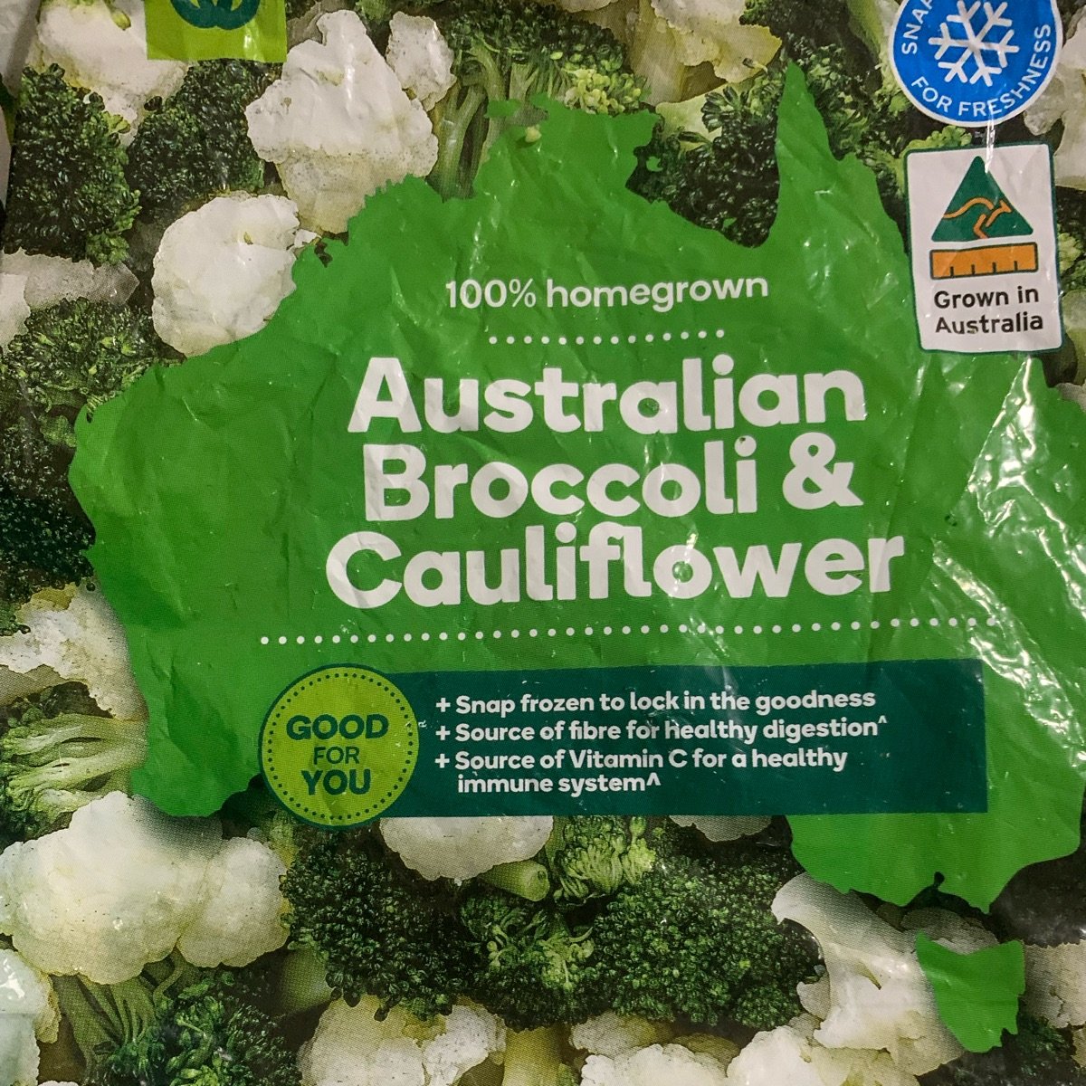 Frozen broccoli & cauliflower from Woolworths Food - Vegan Product ...