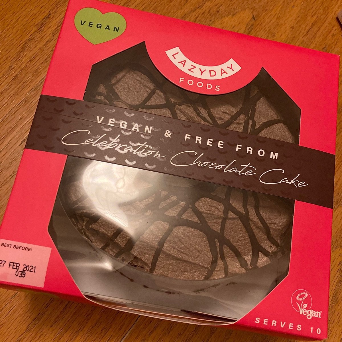 Celebration Chocolate Cake from Lazyday - Vegan Product Reviews ...