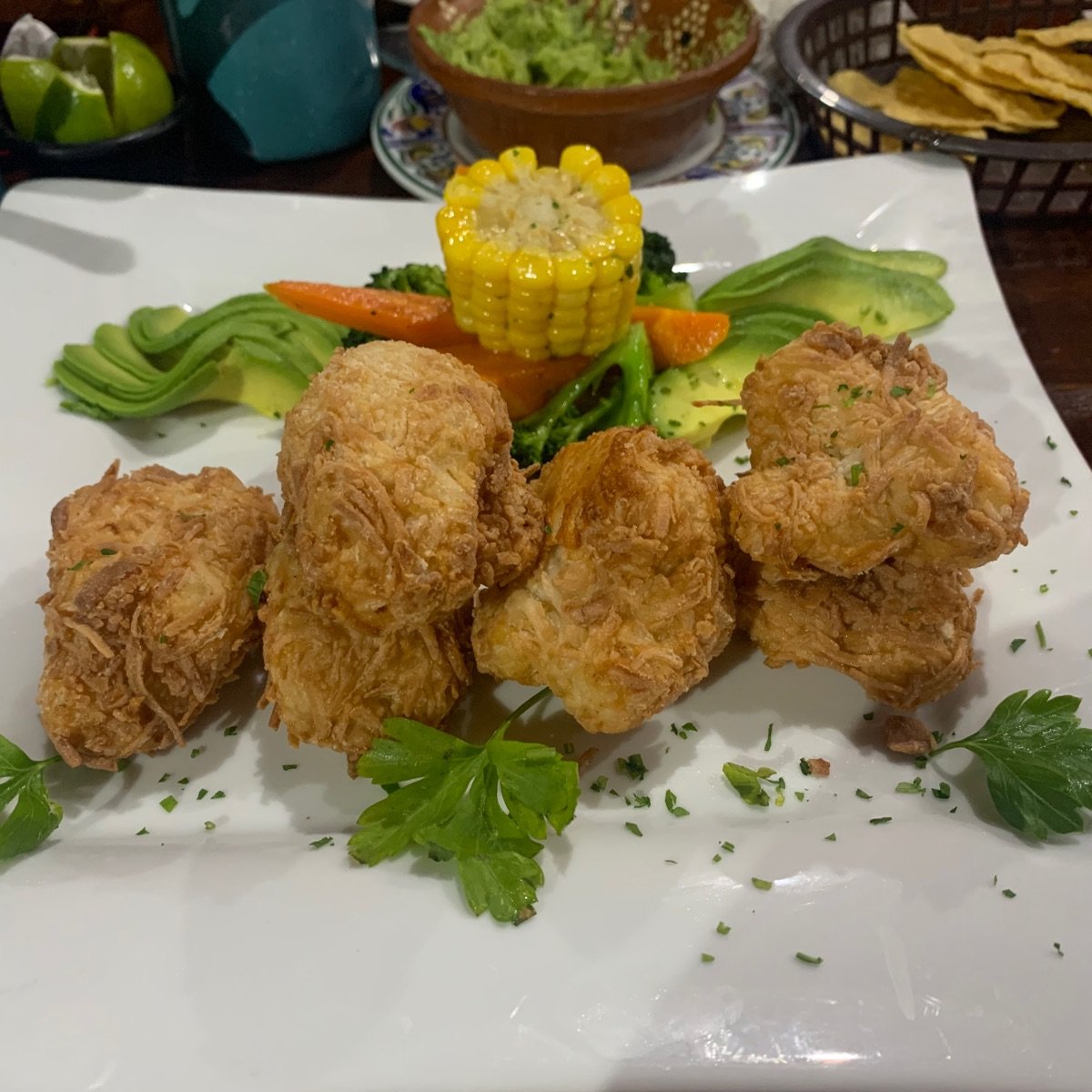 Coconut cauliflower at LA PALAPA DE MARLON - Vegan Dish Reviews ...