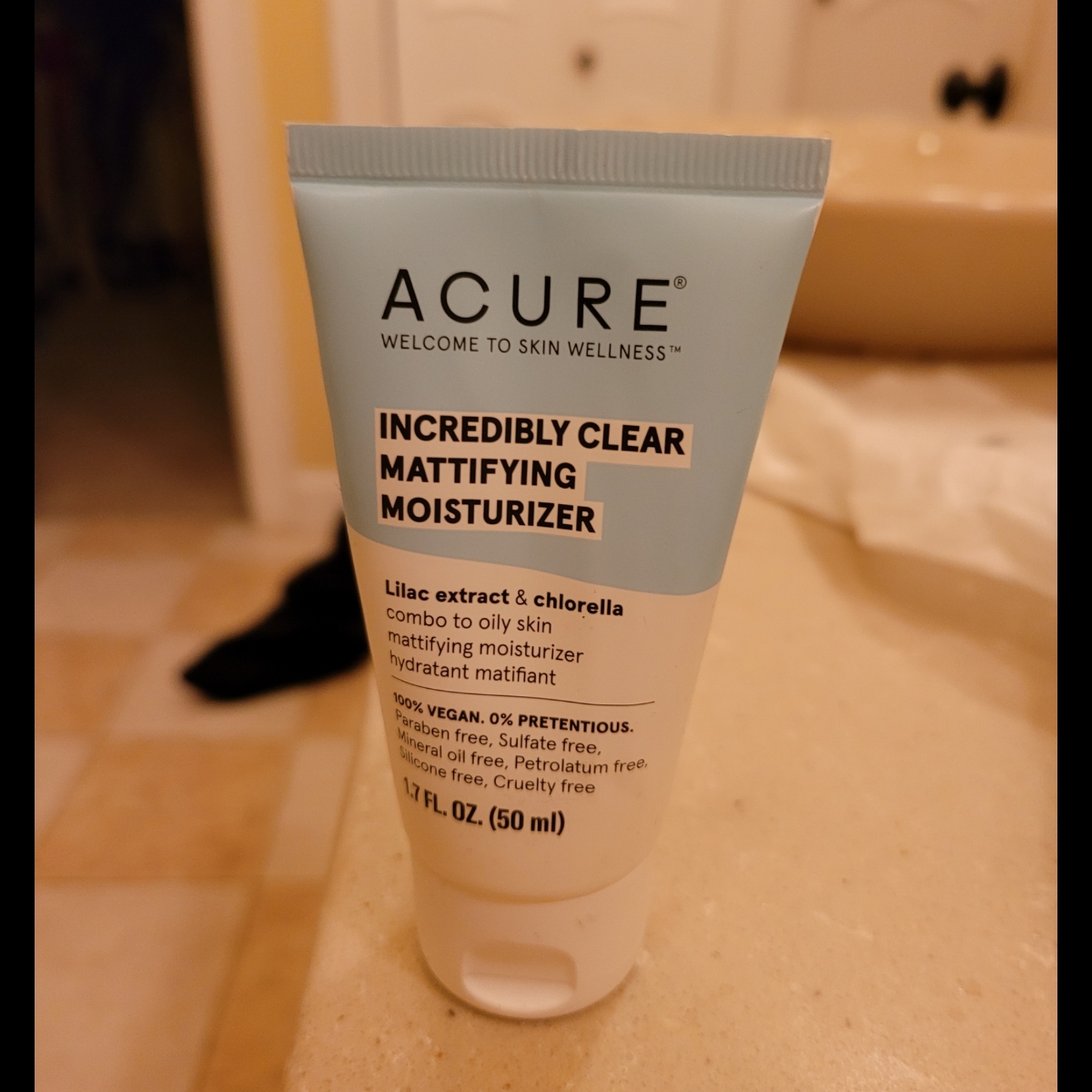 Incredibly Clear Mattifying Moisturizer from Acure - Vegan Product ...