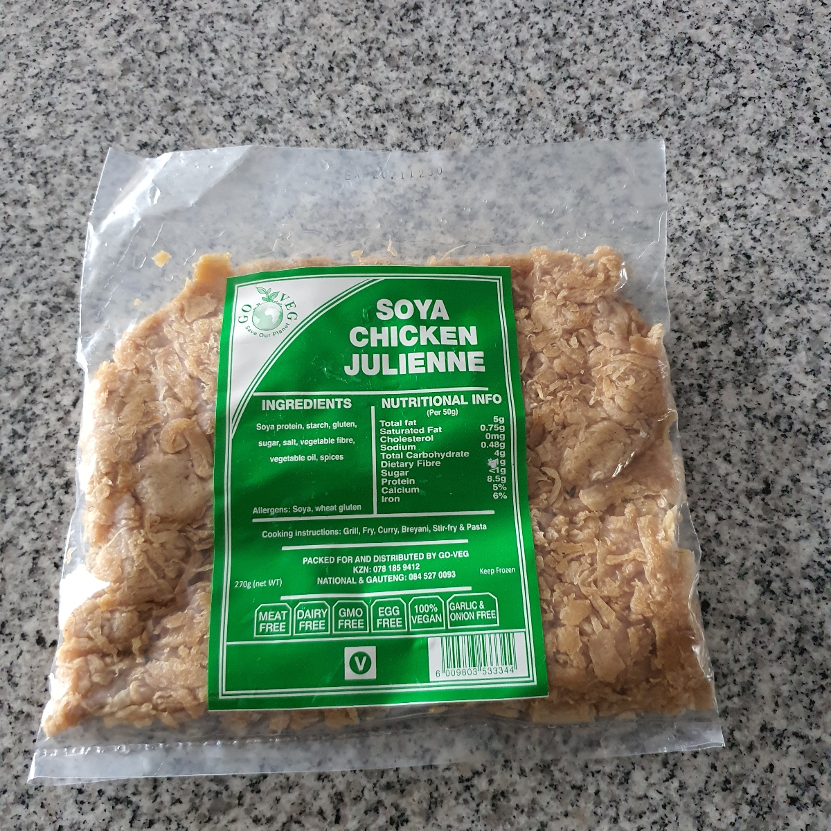 Soya Chicken Julienne from Go Veg Save Our Planet - Vegan Product ...
