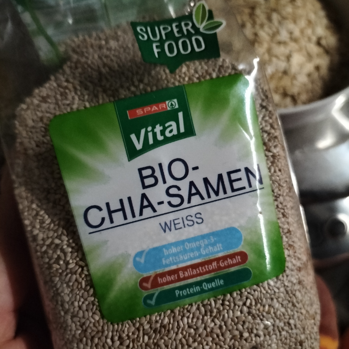 Bio-Chia-Samen from Spar Vital - Vegan Product Reviews & Ratings | abillion
