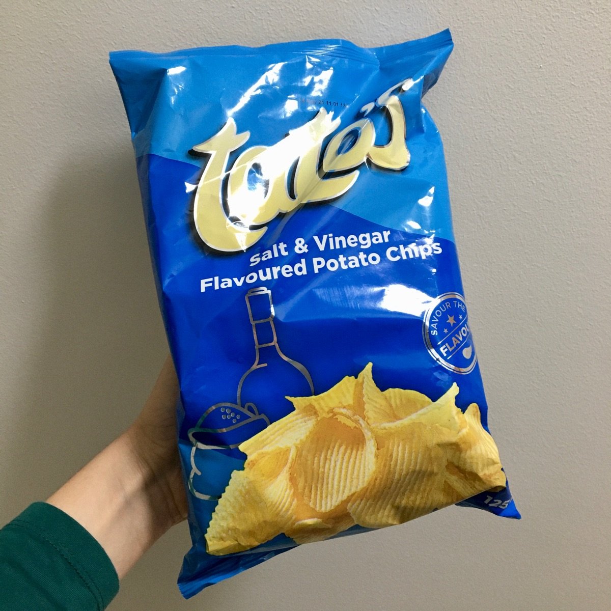 Salt & Vinegar flavoured Potato Chips from Tato's - Vegan Product ...