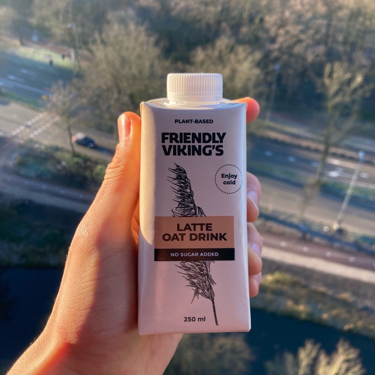 Latte oat drink from Friendly Viking's - Vegan Product Reviews ...