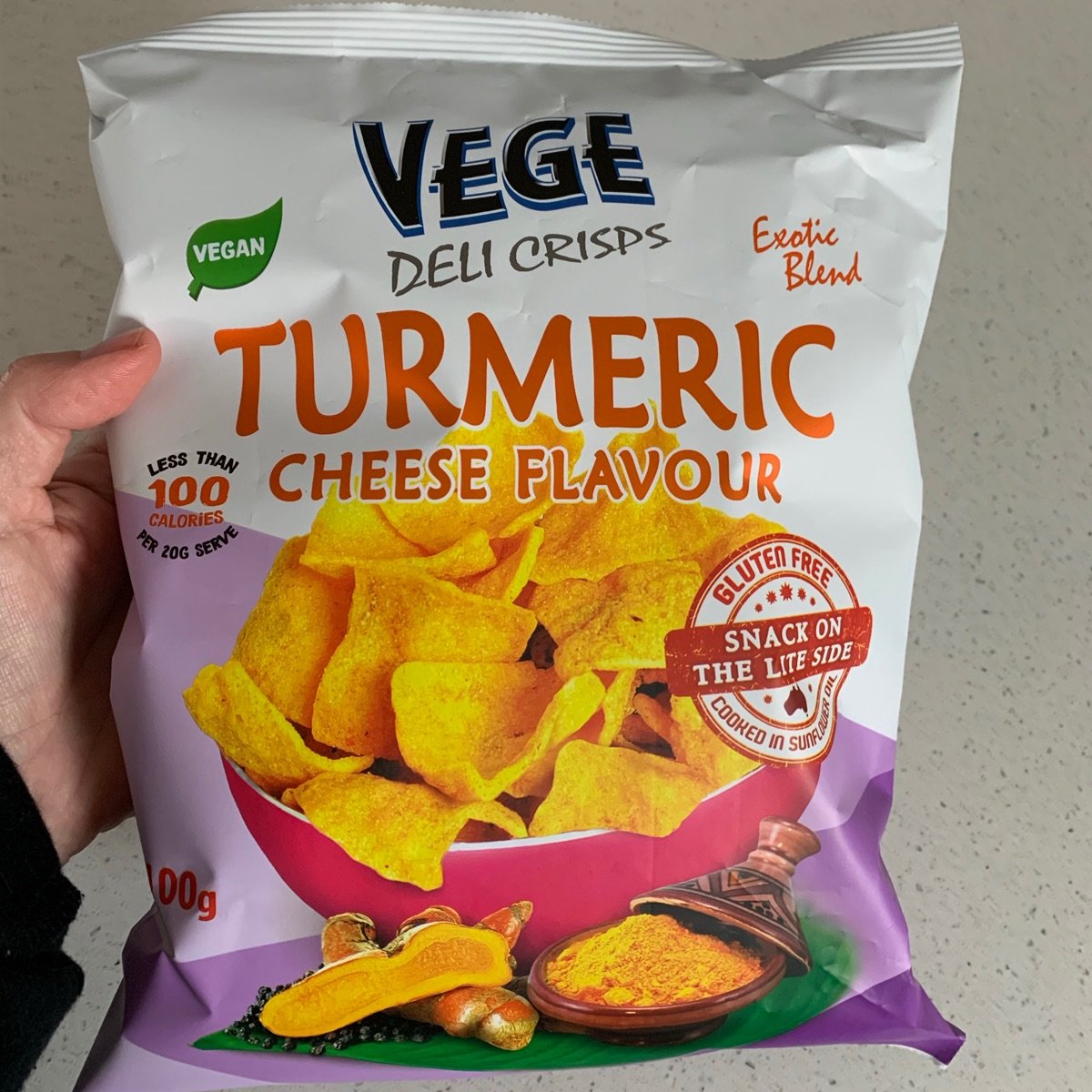 Vege Deli crisps Turmeric cheese flavour from Vege - Vegan Product ...