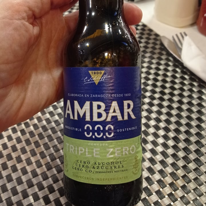 Ambar Cerveza triple zero Review | abillion
