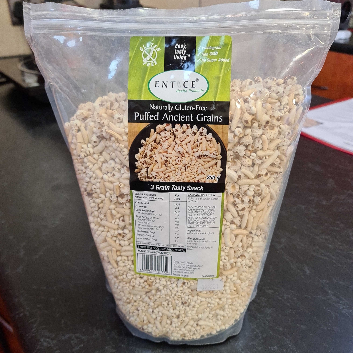 Puffed Ancient Grains from Entice Health Foods - Vegan Product Reviews ...