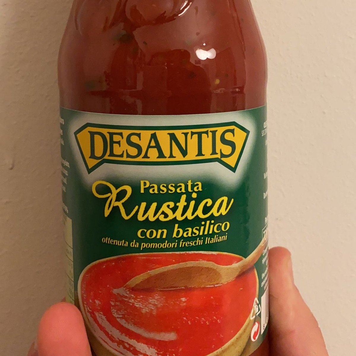 Passata rustica con basilico from Desantis - Vegan Product Reviews ...