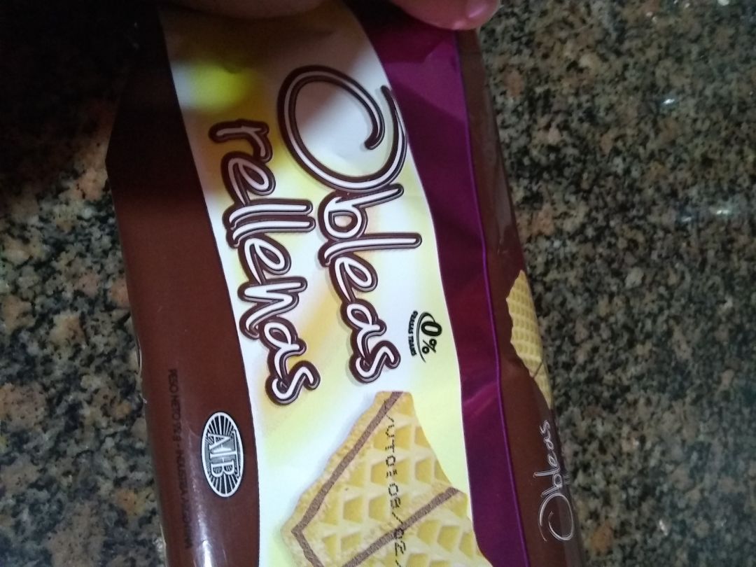 Obleas rellenas sabor chocolate from ATB - Vegan Product Reviews ...