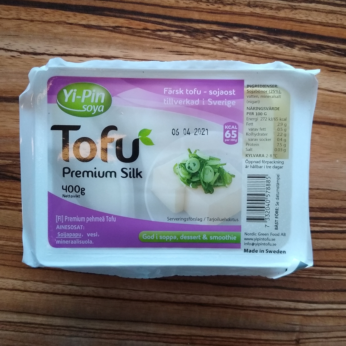 Tofu premium silk from Yi-Pin Soya - Vegan Product Reviews & Ratings ...