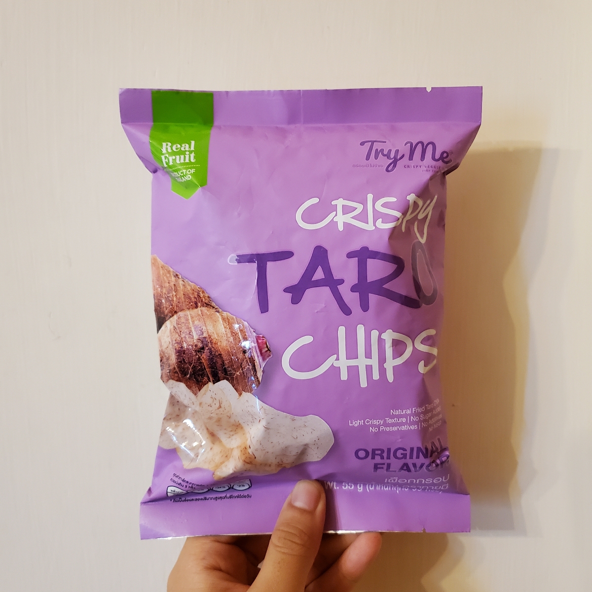 Try Me Snack Crispy Taro Chips Reviews | abillion