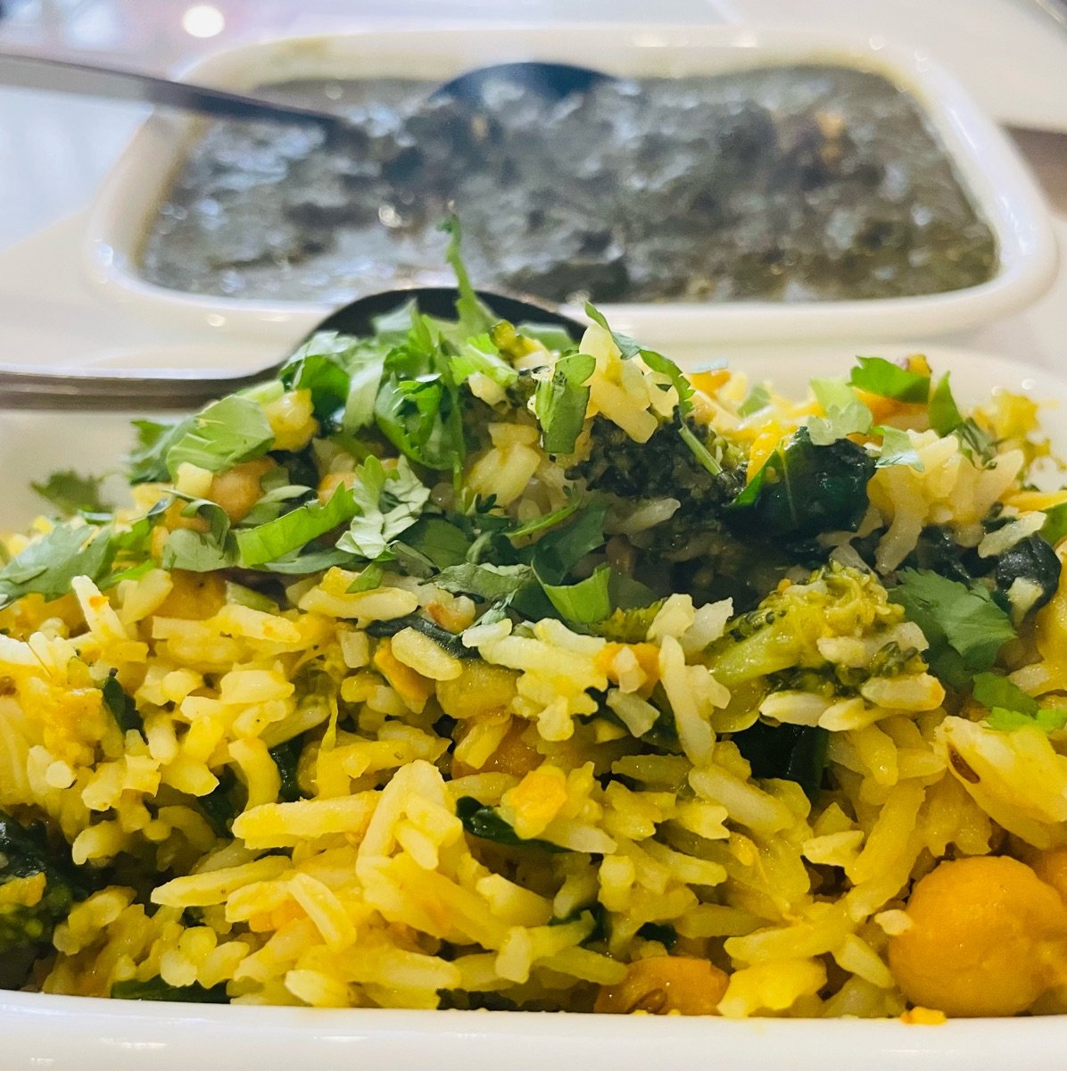 White Rice Biryani at Arya Bhavan, Chicago - Vegan Dish Reviews ...