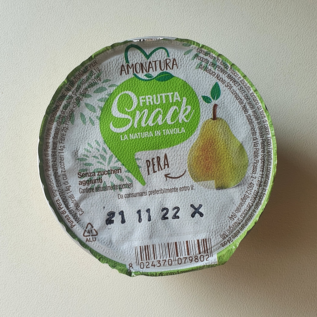 Frutta snack pera from Amonatura - Vegan Product Reviews & Ratings ...